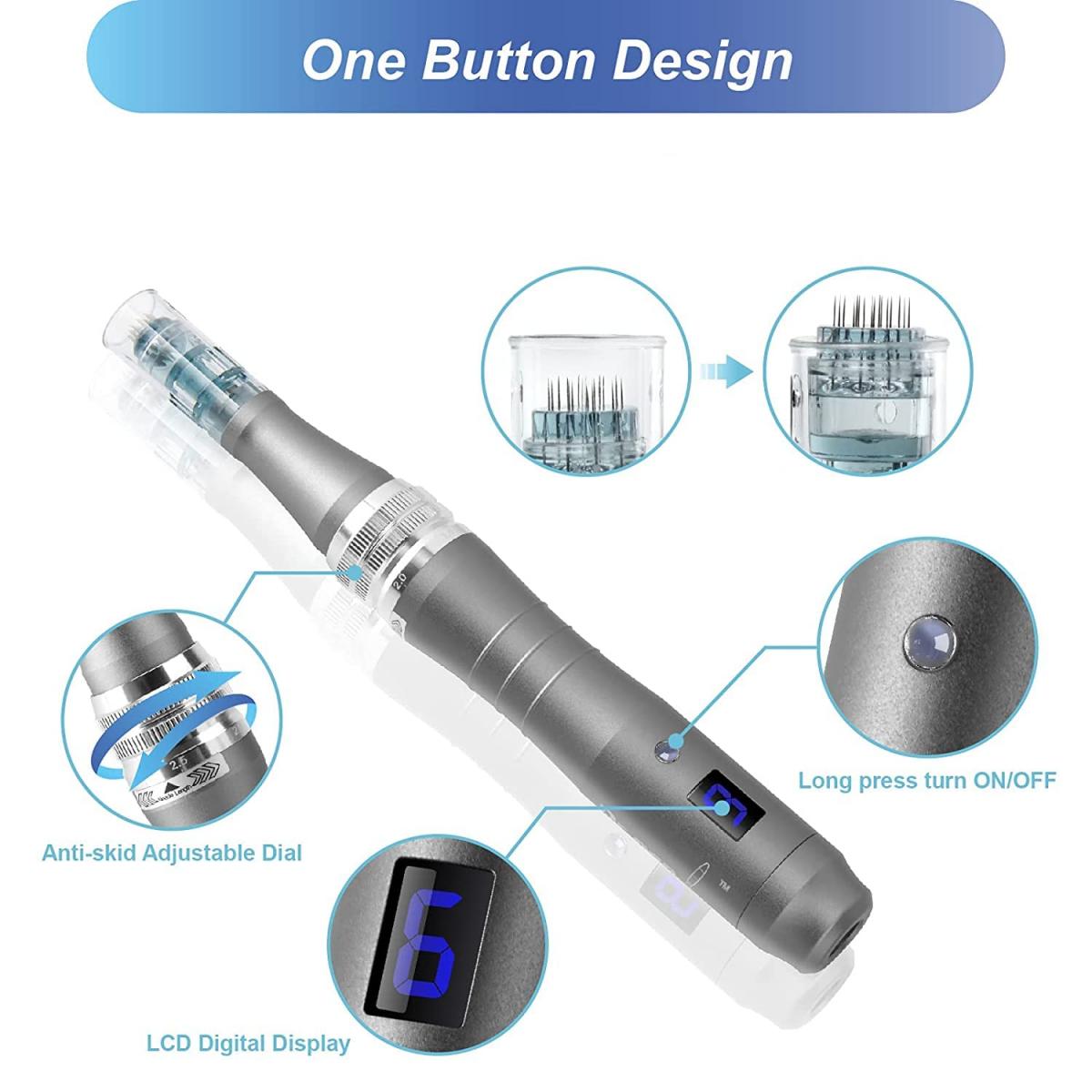 FREYARA Dr. Pen Ultima M8 Professional Microneedling Dermapen, USB ...
