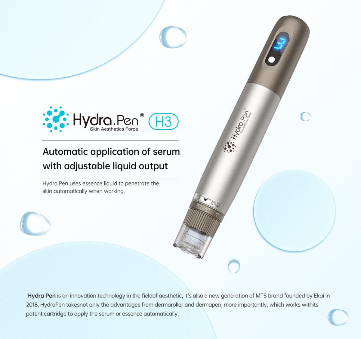 Dr.Pen H3 Hydra Pen Professional Microneedling Dermapen Automatic Serum ...