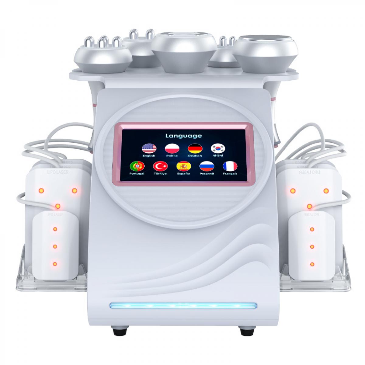 6in1 80K Radiofrequency Cavitation Machine, with Lipolaser Pads ...