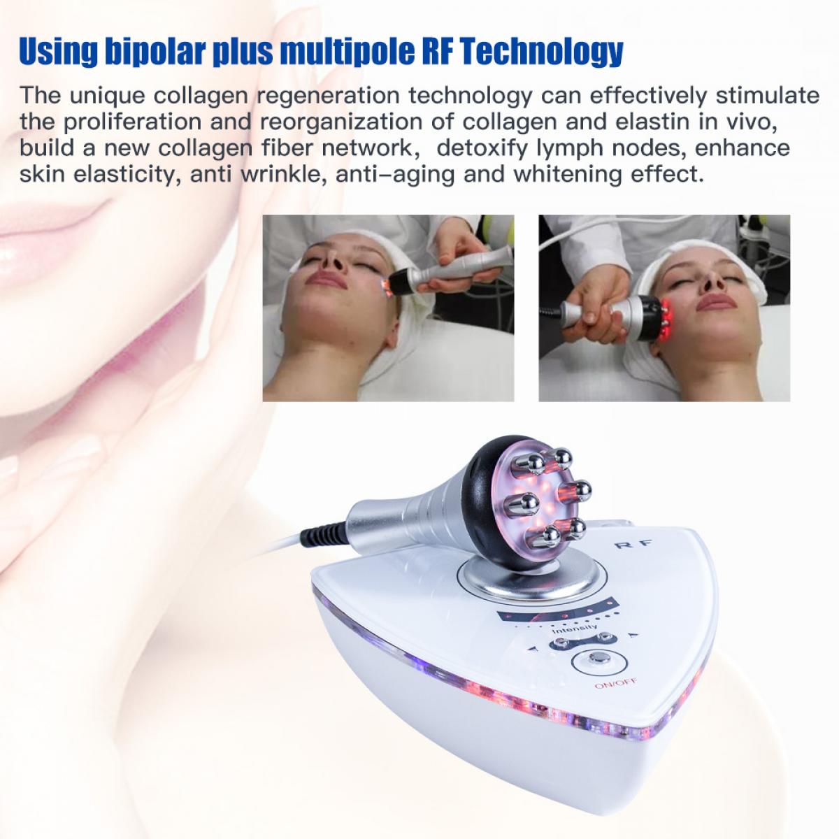 2in1 3 Probes & 6 Probes RF Beauty Device, Rejuvenation Lifting Wrinkle ...