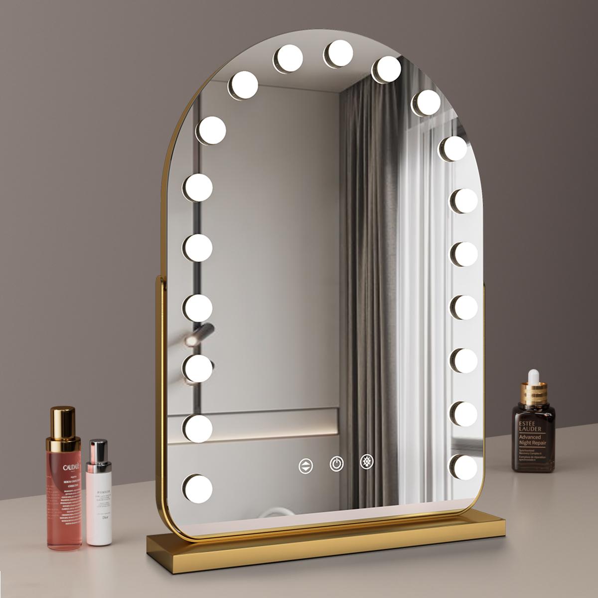 Dressing Table Mirror With Light Bulbs