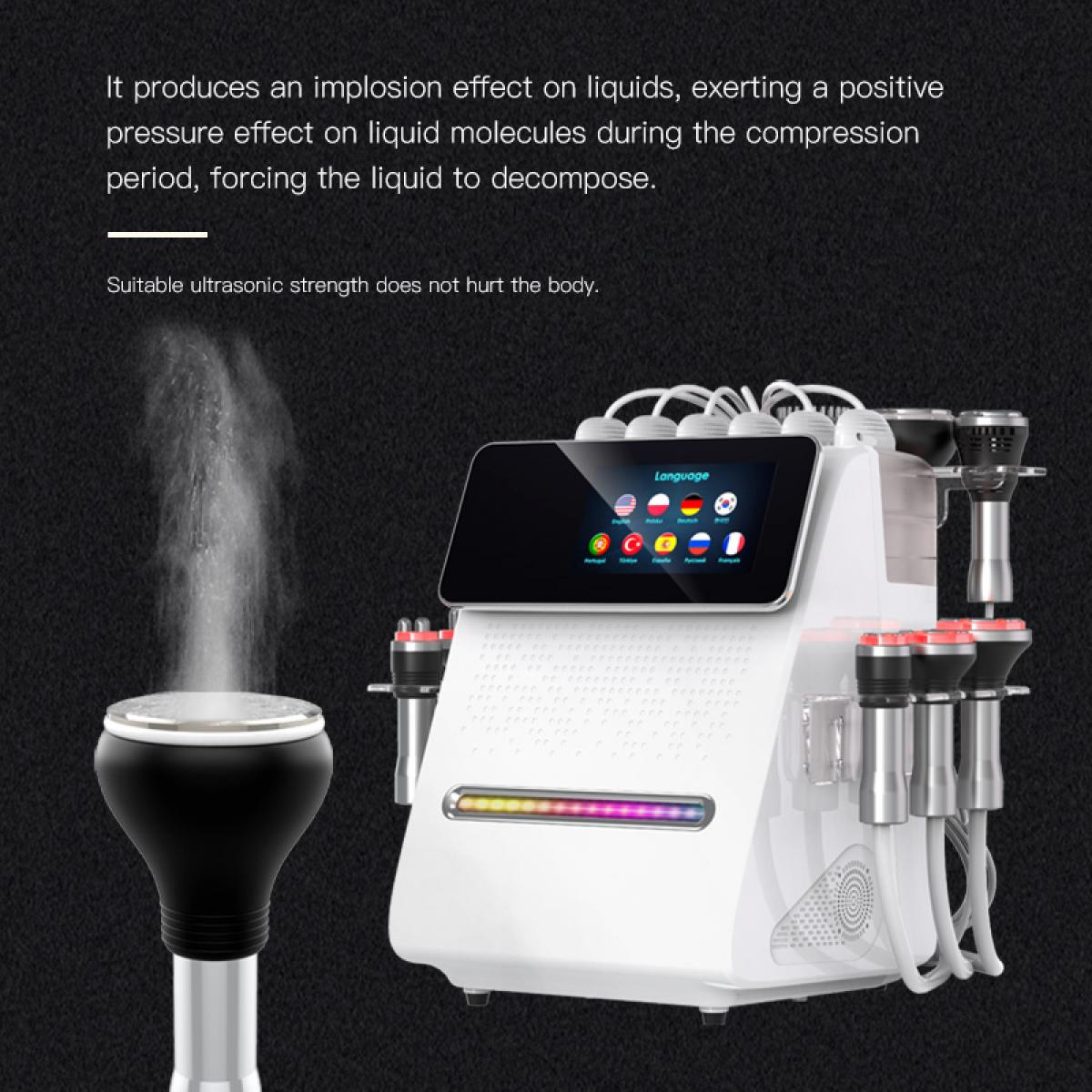 FREYARA 80K 11in1 Radiofrequency Cavitation Machine, with Lipolaser ...