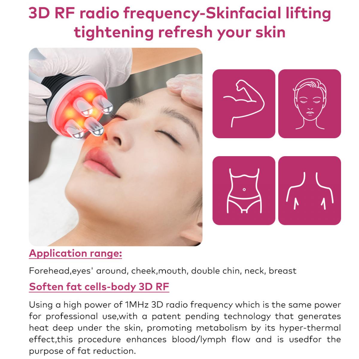 FREYARA 4in1 80K Radio-frequency Vacuum Ultrasonic Cavitation Machine ...