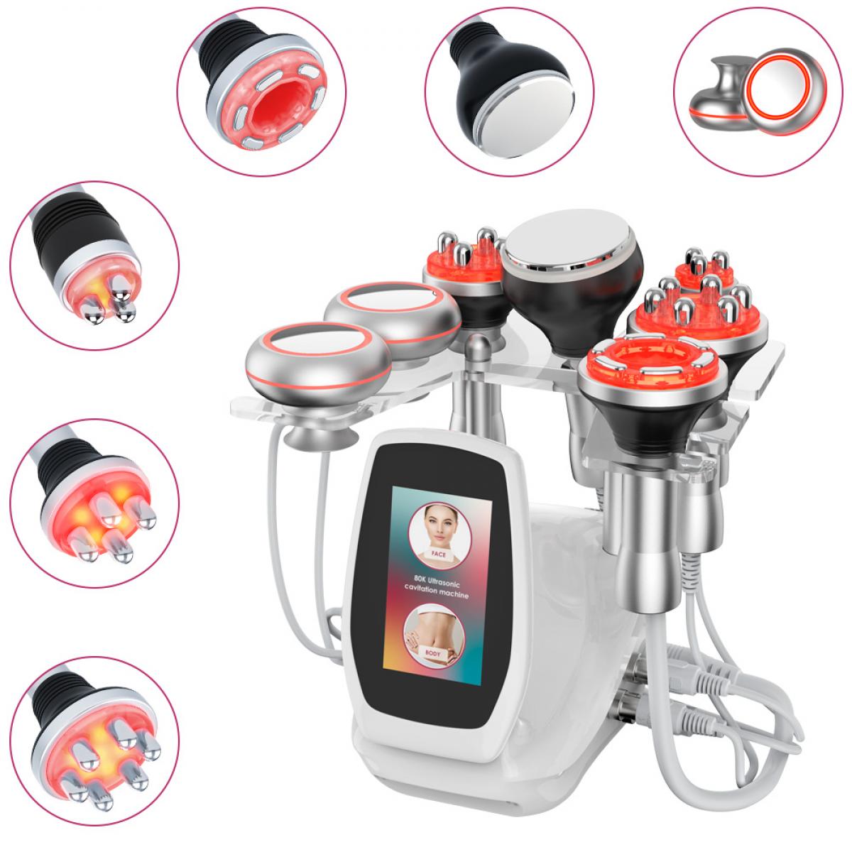 FREYARA 80k RF Ultrasonic Vacuum Cavitation System 6in1, for Fat ...