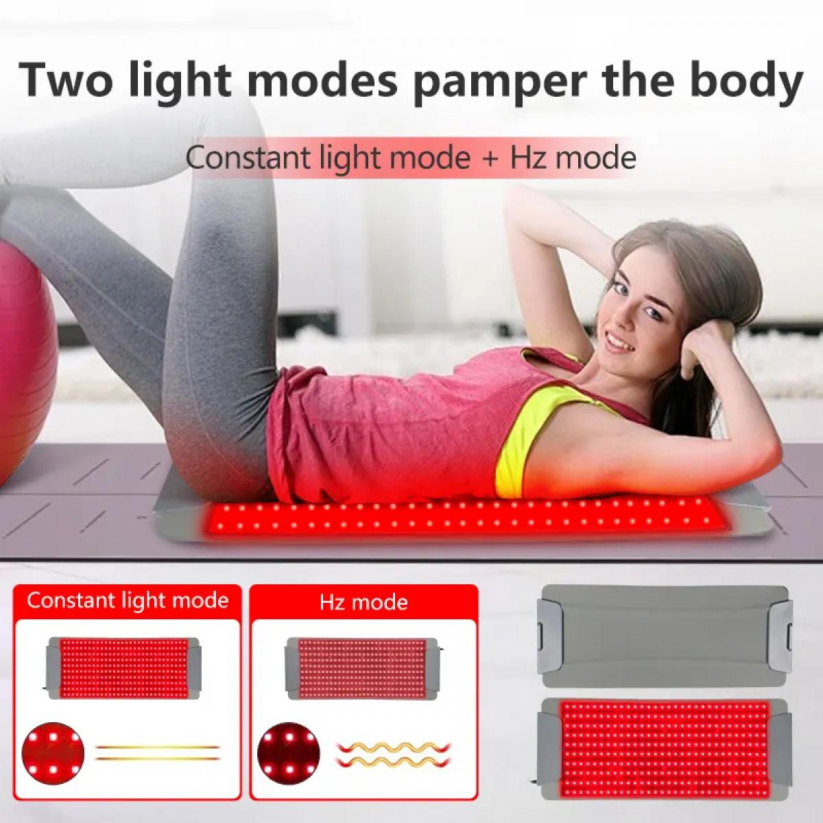 FREYARA Red Light Therapy Mat for Full-Body Comfort, Flexible LED Light ...