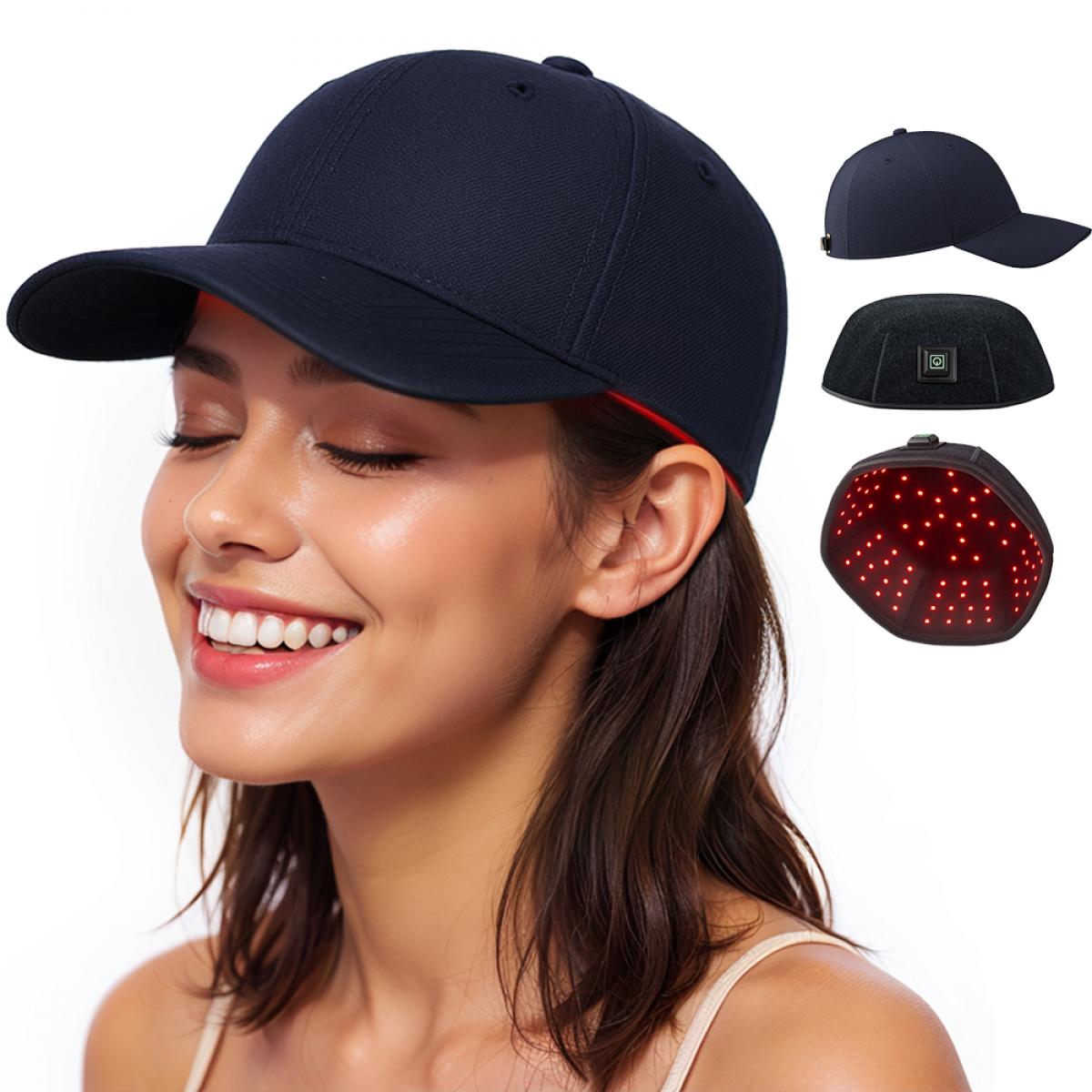 FREYARA 108-LED Red Light Therapy Cap for Natural Hair Regrowth, Scalp ...
