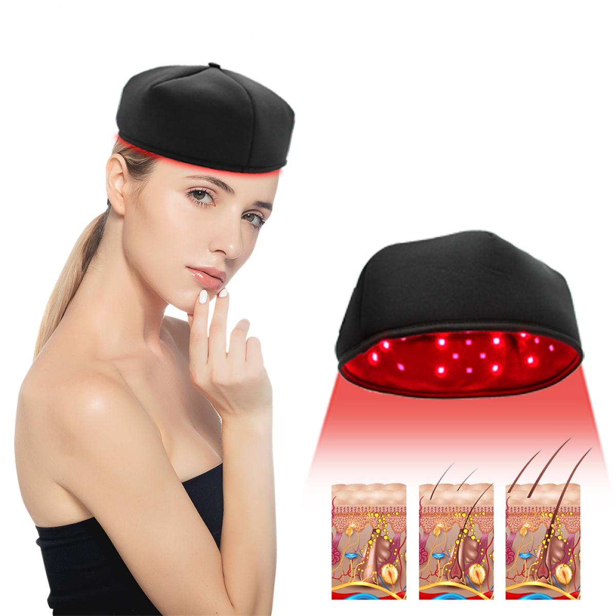 FREYARA 120-LED Light Therapy Cap FDA-Approved Solution for Thicker ...