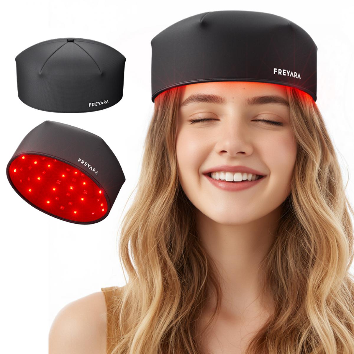 FREYARA 120-LED Light Therapy Cap FDA-Approved Solution for Thicker ...