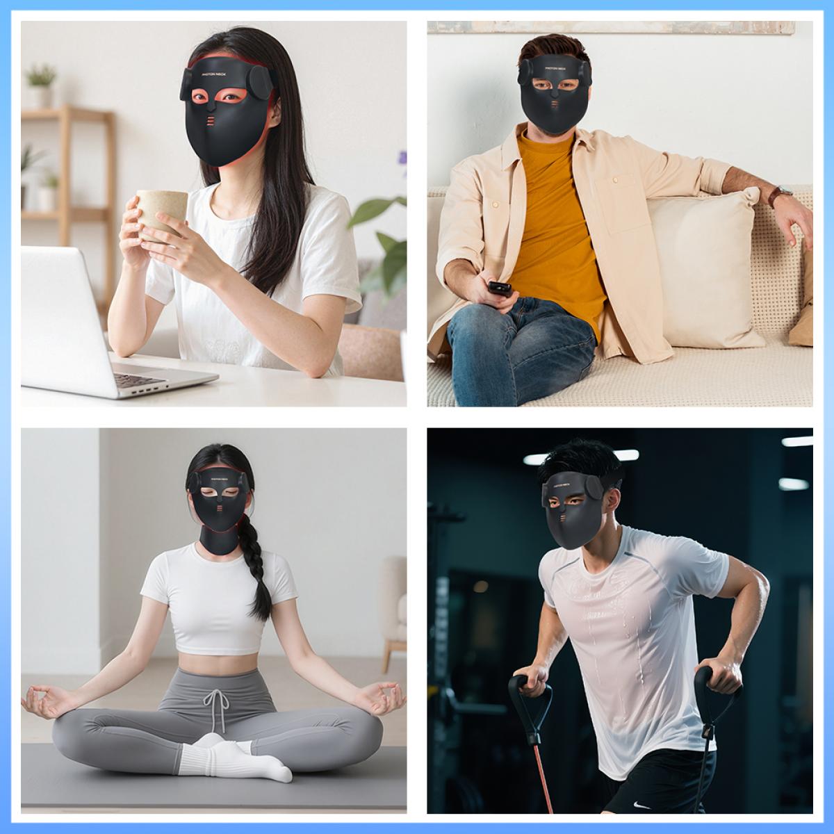 FREYARA LED-FacialGlow 4D,Professional 8-Color LED Light Therapy ...