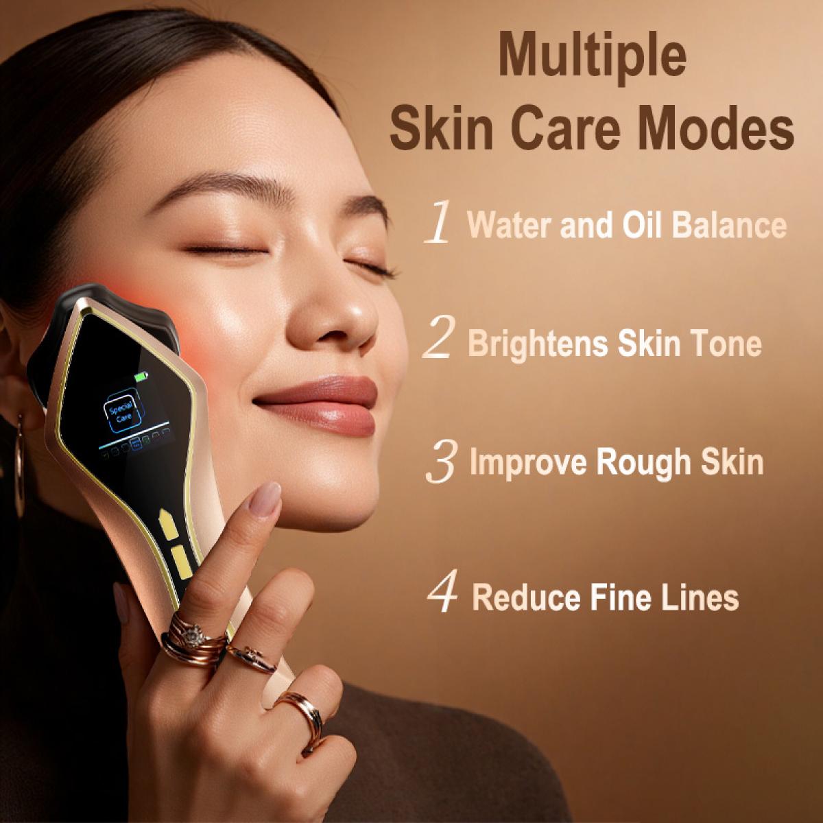 FREYARA MF-FacialGlow HC029, Multifunctional 6in1 Beauty Instrument ...