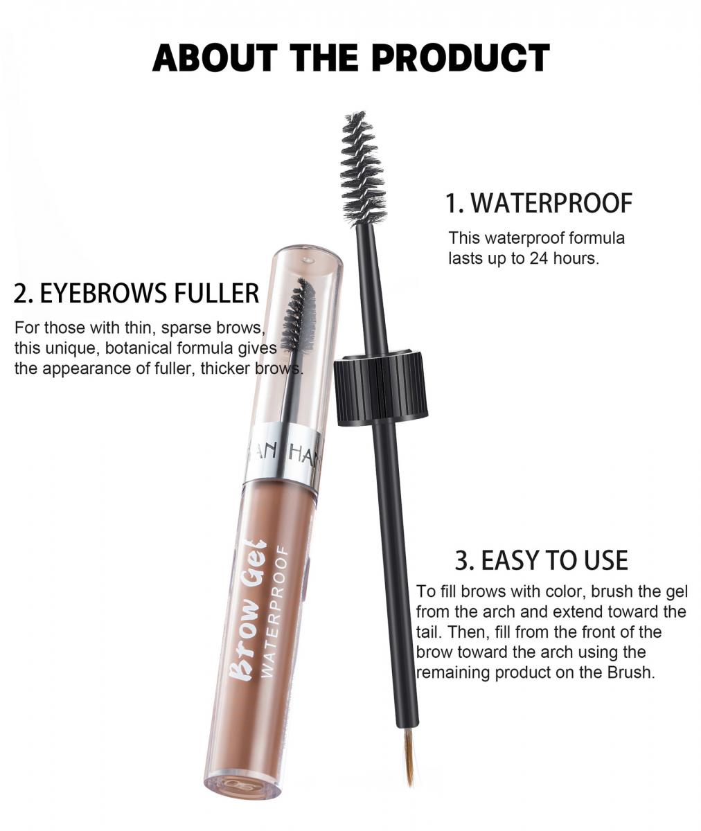 FREYARA Eyebrow Gel with Brush, #2 cool blonde