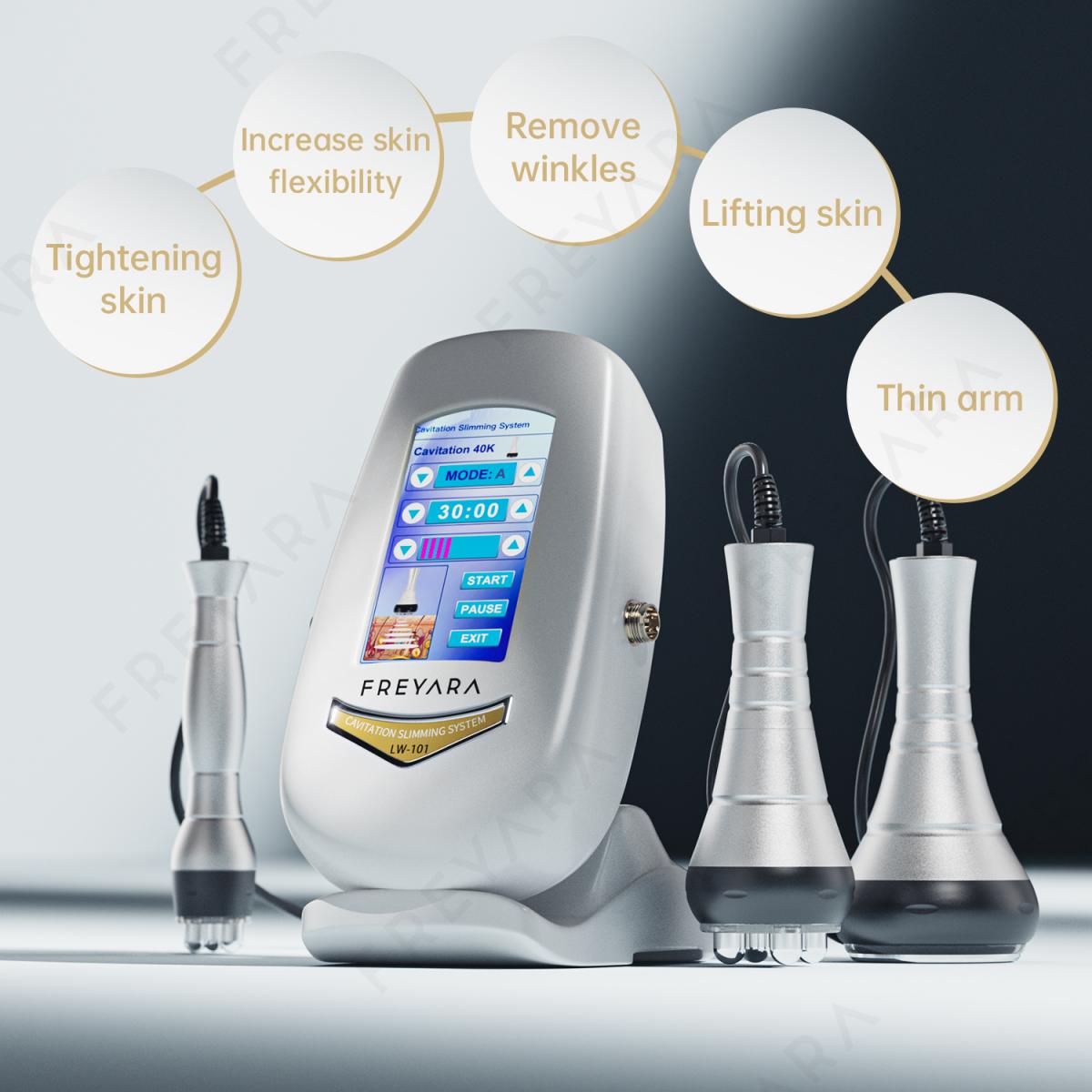 FREYARA 3in1 40K RF Cavitation Machine, Body Sculpting Slimming Device ...