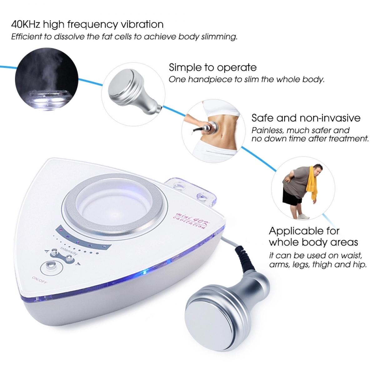 FREYARA Mini 40K Ultrasonic Cavitation Body Fat Burning Sculpting ...