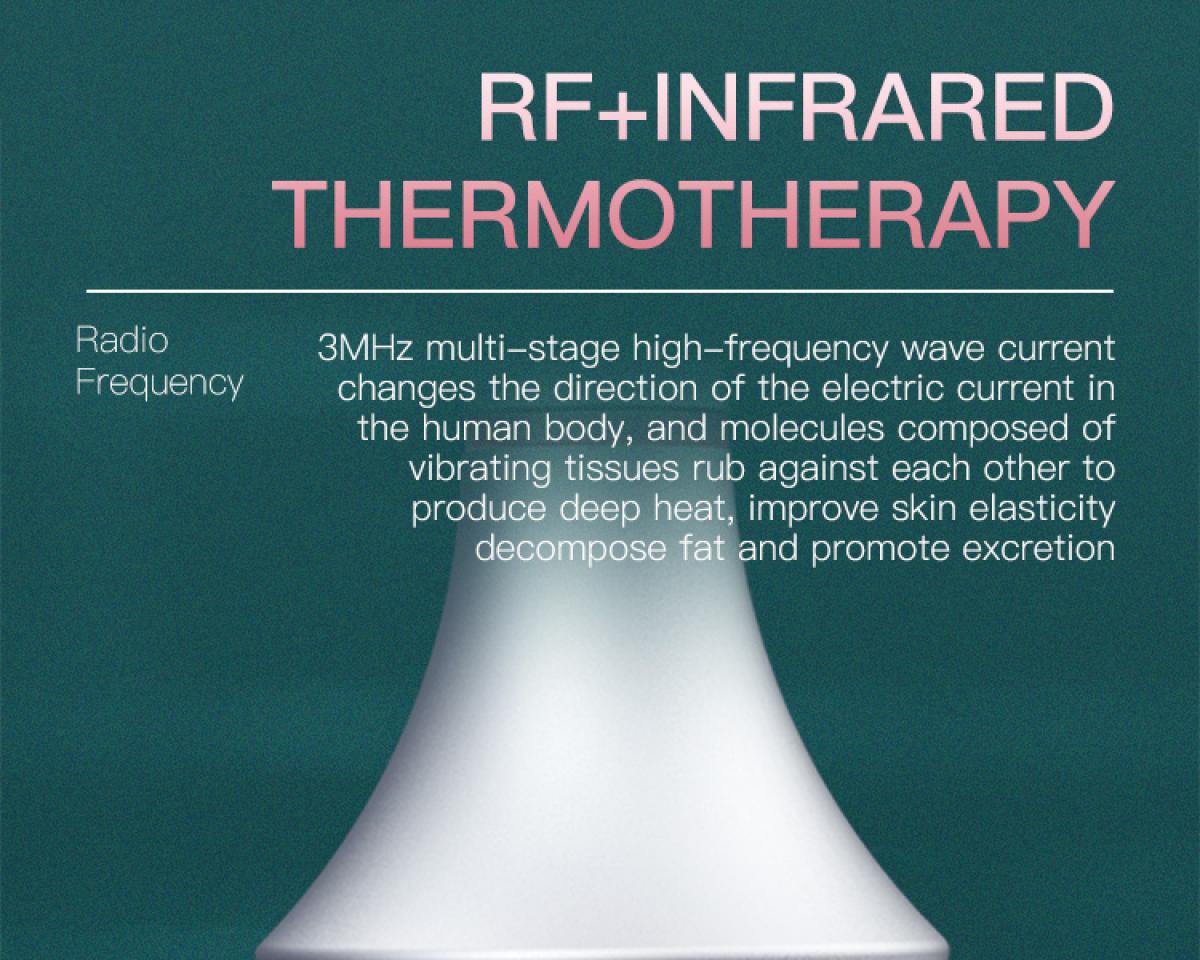 9in1 80K RF Ultrasonic Cavitation Machine with Fat Laser Pad
